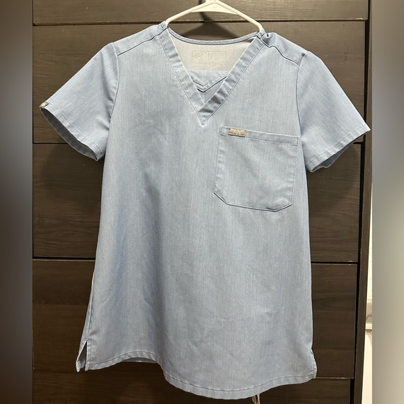 Figs | Other | Figs Xs Limited Edition Denim Color Top And Jogger Pants ...